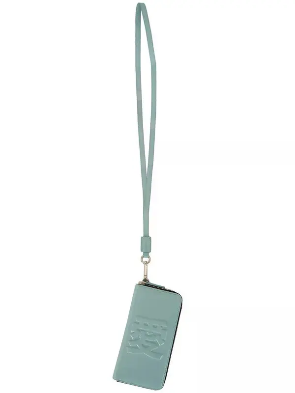 PORTS V Chinese Characters Embossed Cardholder - Blue