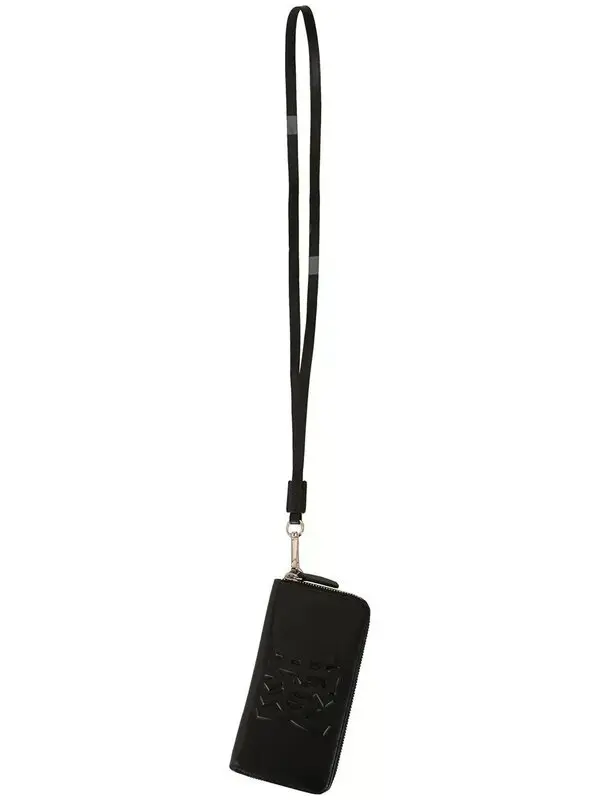 PORTS V Chinese Character Embossed Cardholder - Black