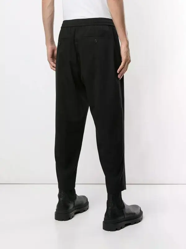 PORTS V Tapered Cropped Trousers