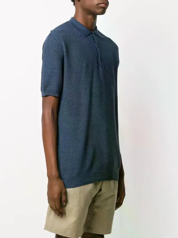 Sunspel Textured Polo Shirt