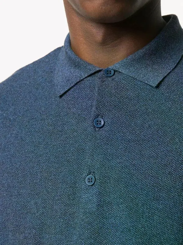 Sunspel Textured Polo Shirt