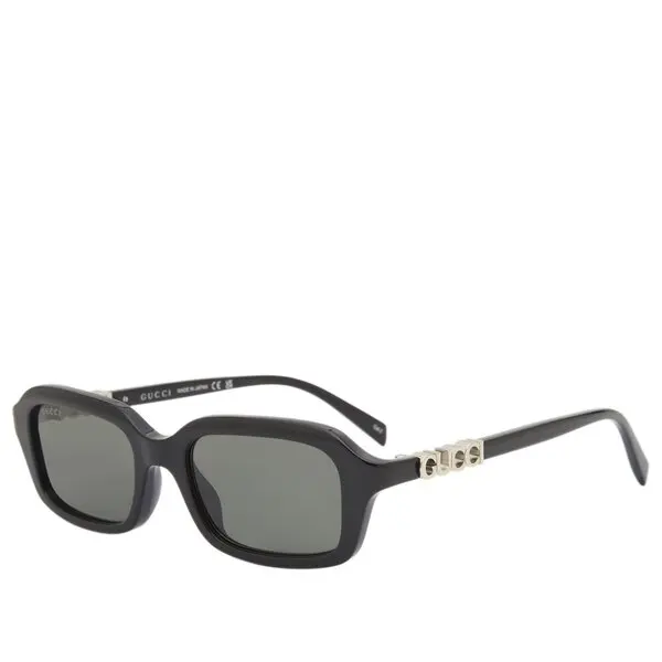 Gucci Gg2152s Rectangle Sunglasses - Black/grey