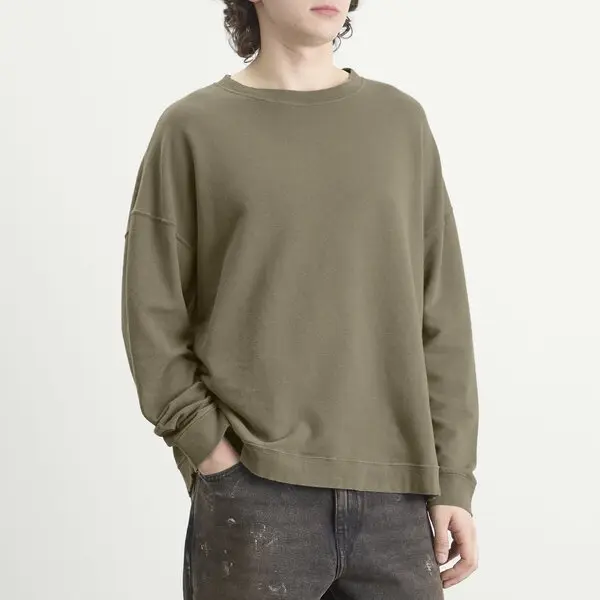 Our Legacy Worn Slack Sweatshirt - Olive