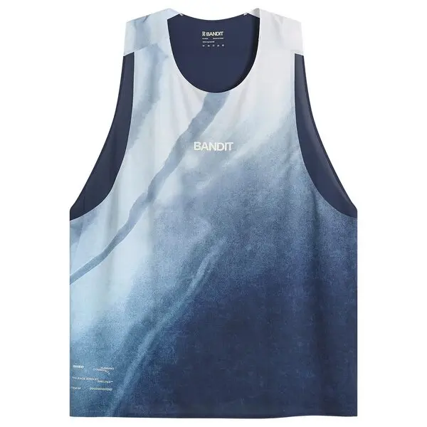 BANDIT Lightweight Drift + Graphene Racing Singlet - Ink/tranquil Blue