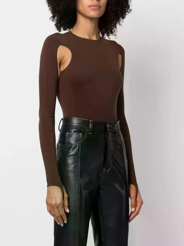 ANDREĀDAMO Cut-out Detail Shirt