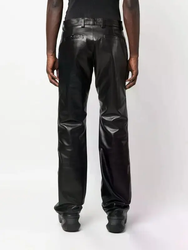 MISBHV X Ufo361 Slight-flare Leather Trousers