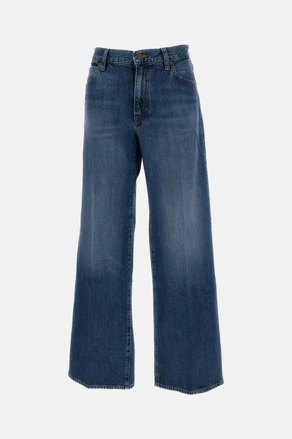 FRAME The Off Duty Stroll Jeans - Blue