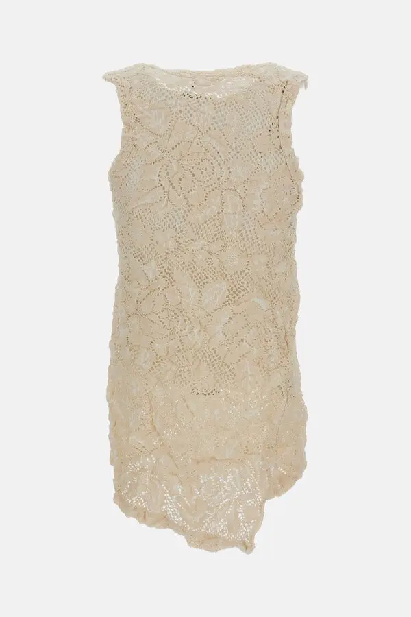 Comme Des Garçons Sleeveless Top - White