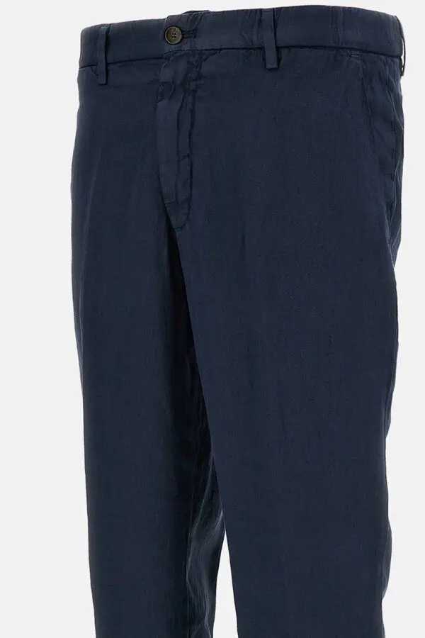 BRIGLIA 1949 Linen Trousers