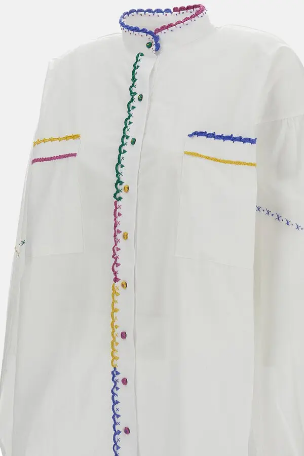 ESTRAFALARIO Long-sleeve Embroidered Shirt