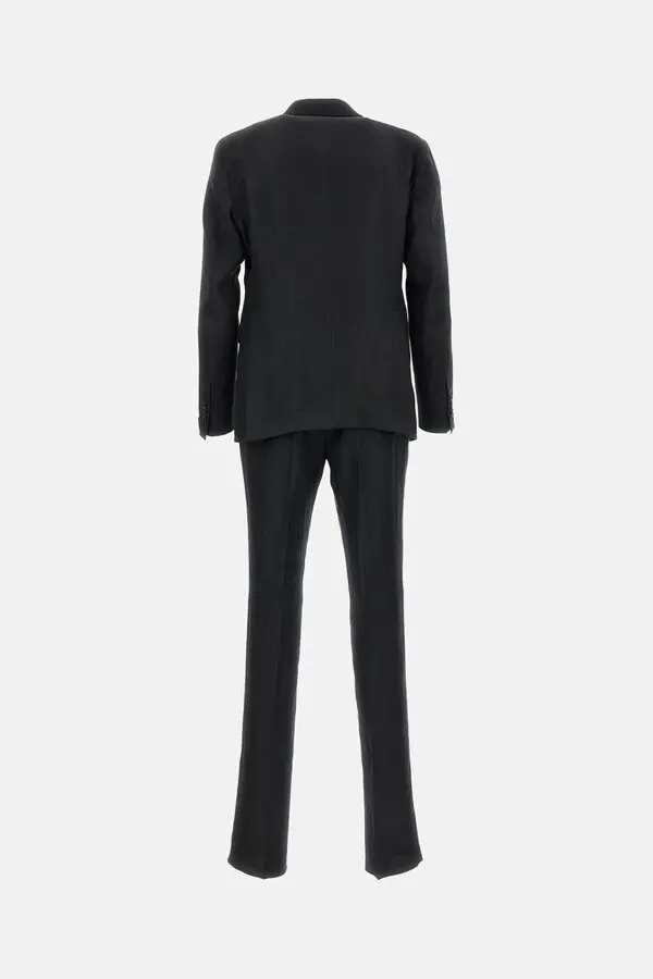 Tagliatore Vesuvio Linen Dress - Black