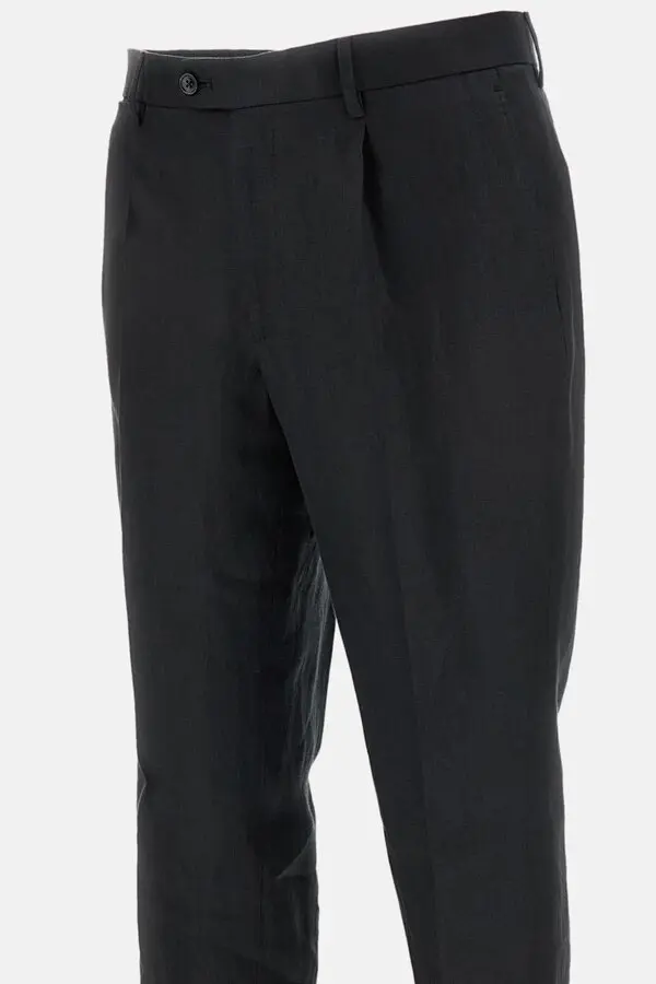 Tagliatore Vesuvio Linen Dress - Black