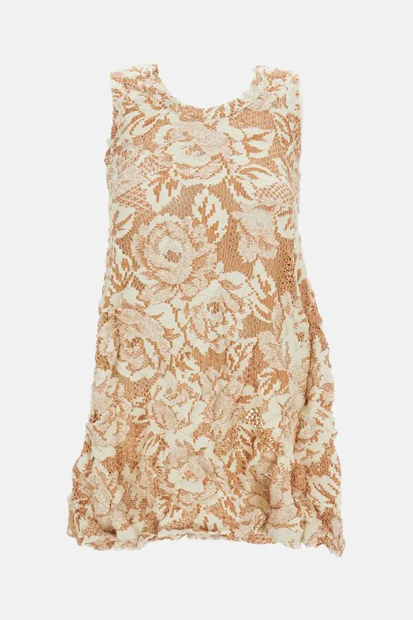 Comme Des Garçons Sleeveless Top - Beige