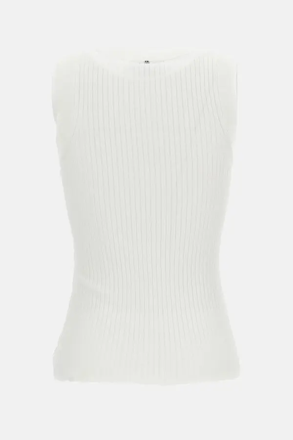Sportmax Tione Ribbed Tank Top