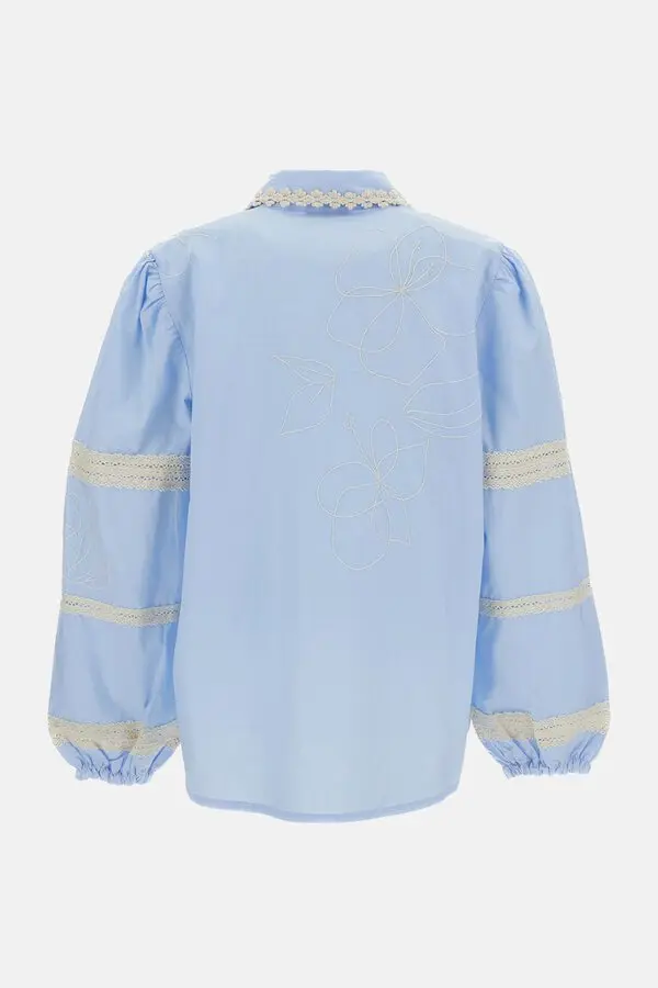 ESTRAFALARIO Embroidered Long-sleeve Shirt