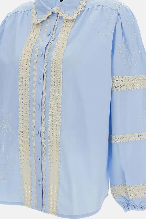 ESTRAFALARIO Embroidered Long-sleeve Shirt