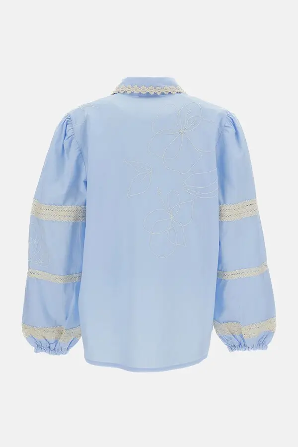 ESTRAFALARIO Embroidered Long-sleeve Shirt