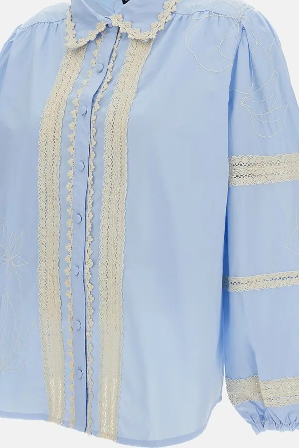 ESTRAFALARIO Embroidered Long-sleeve Shirt