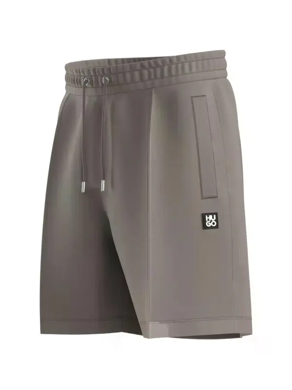 Hugo Panelled Drawstring Shorts - Grey