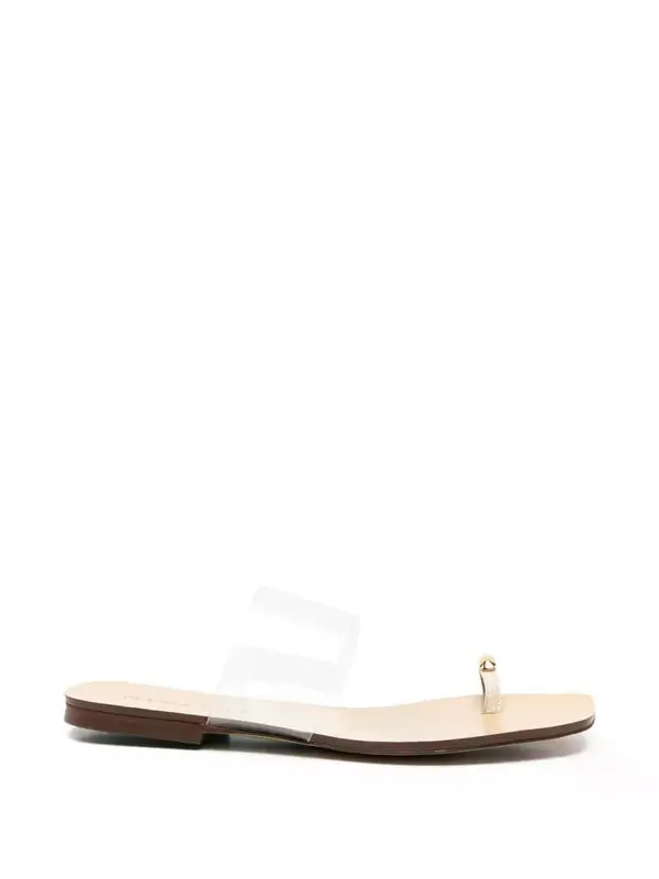 MARIA LUCA Toe-ring Sandals - White