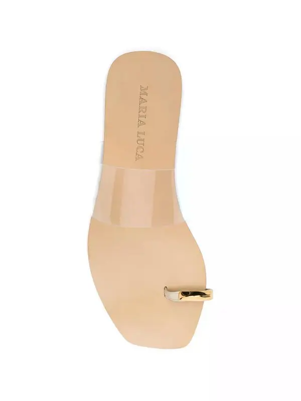 MARIA LUCA Toe-ring Sandals - White