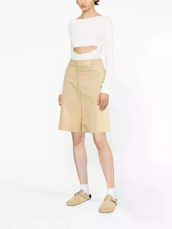 LOW CLASSIC Cut-out Detail Long-sleeve Top