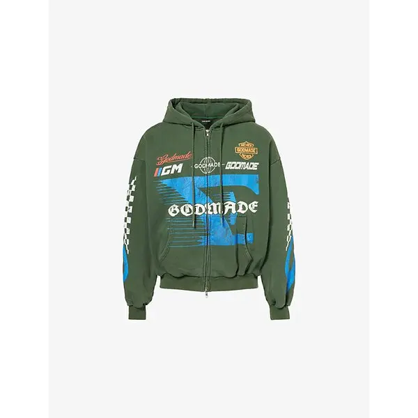 GODMADE 7 Speed Zip Cotton Hoodie