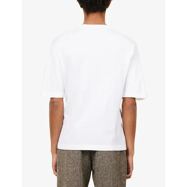 John Smedley Tindall Cotton-jersey T-shirt - White