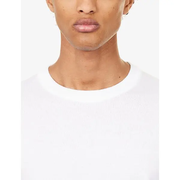 John Smedley Tindall Cotton-jersey T-shirt - White