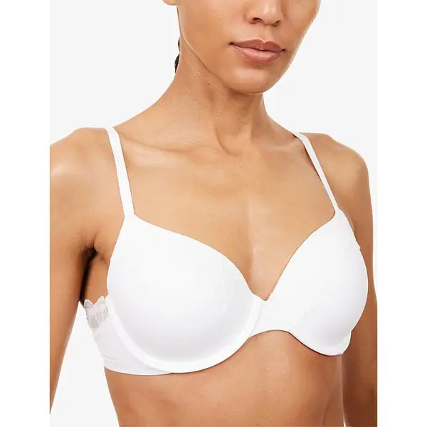 Calvin Klein Perfectly Fit Lace Lightly-lined Full-coverage Bra