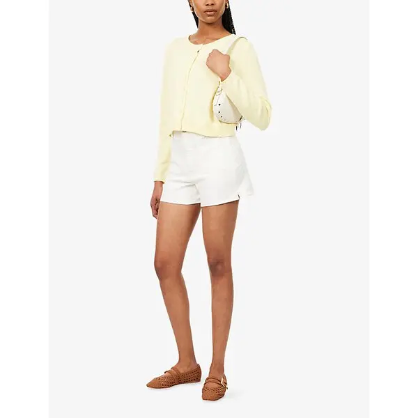 Paige Dani High-rise Denim Shorts