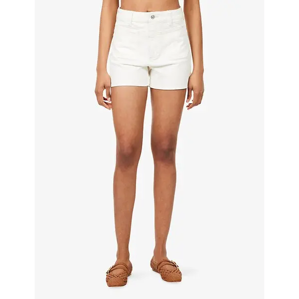 Paige Dani High-rise Denim Shorts