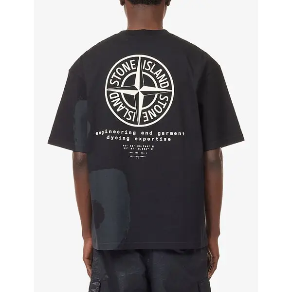 Stone Island Whirlwind Logo Cotton T-shirt