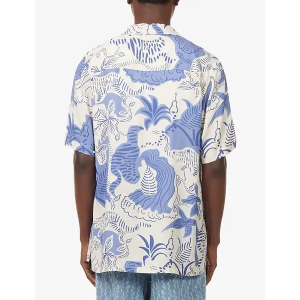 Oas Mystea Rocco Woven Shirt - Blue