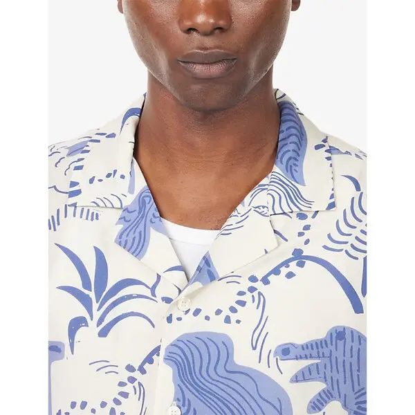 Oas Mystea Rocco Woven Shirt - Blue