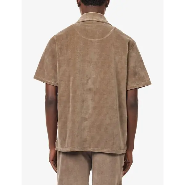 Oas Girona Cotton-blend Velour Shirt