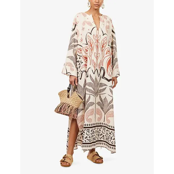 Second Summer Sahara Woven Kaftan