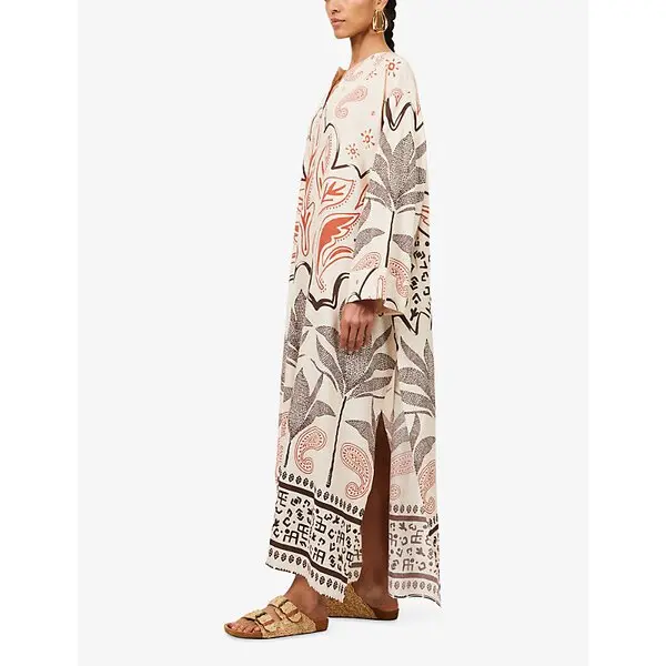 Second Summer Sahara Woven Kaftan