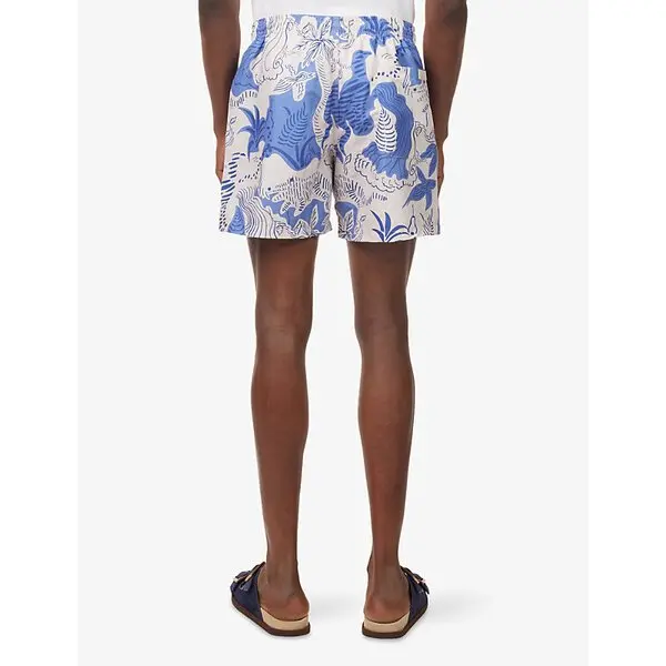 Oas Graphic Print Swim Shorts