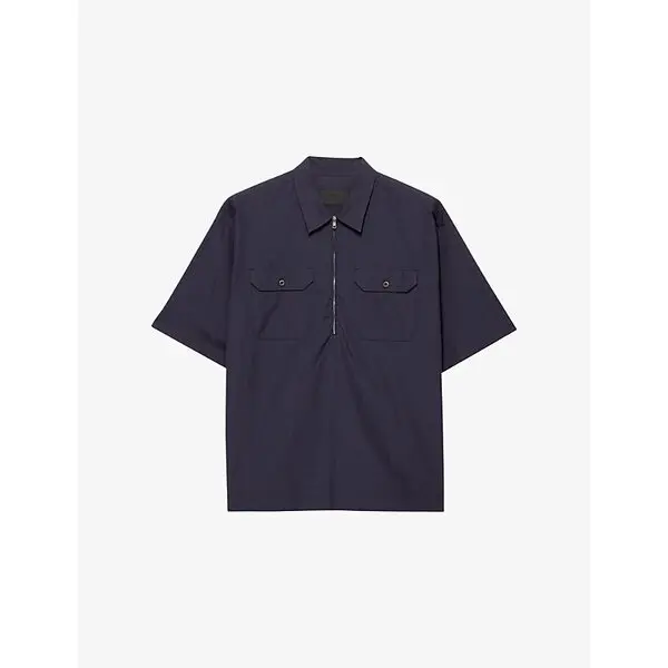 Prada Short-sleeve Cotton Shirt