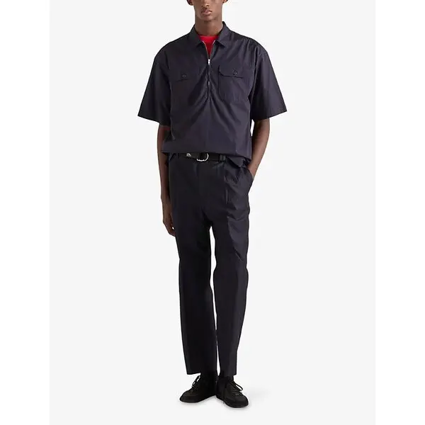 Prada Short-sleeve Cotton Shirt