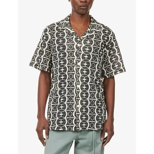 Oas Hypnotise Cuba Cotton-crochet Shirt