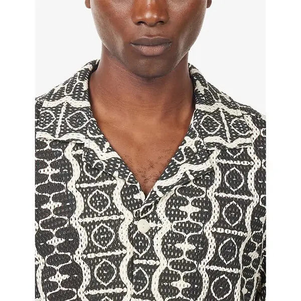 Oas Hypnotise Cuba Cotton-crochet Shirt
