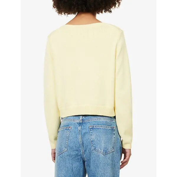 REFORMATION Clara Cotton Knitted Cardigan