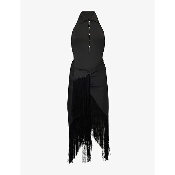 TALLER MARMO Grand Tropicana Polo Swimsuit - Black