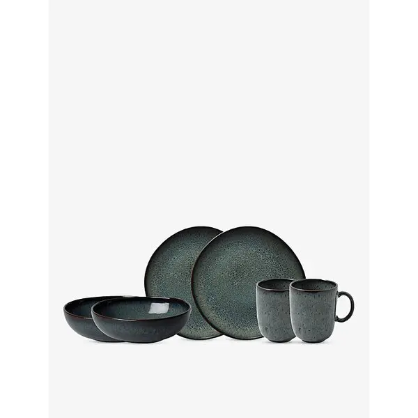 VILLEROY & BOCH Lave Six-piece Earthenware Breakfast Set - One-color