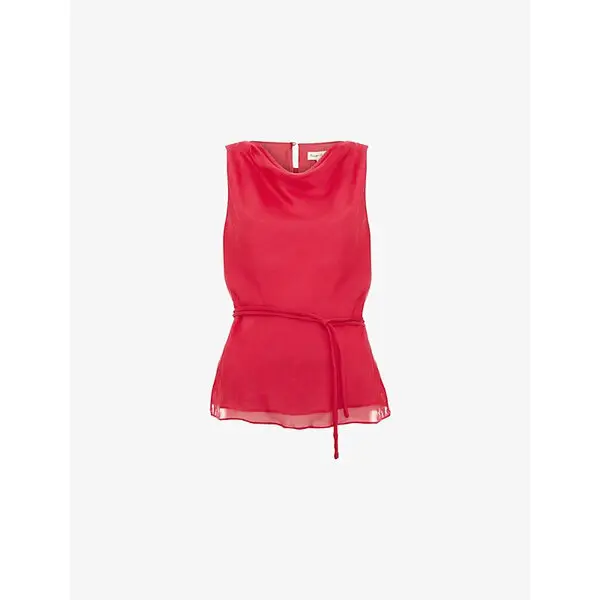 PHASE EIGHT Silk Tie-waist Blouse