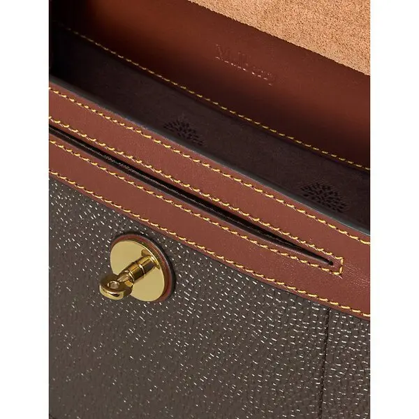 Mulberry Small Grained-leather Messenger Bag - Mole-cognac