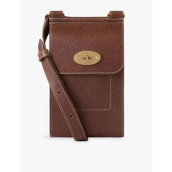 Mulberry Mini Antony Leather Pouch - Oak