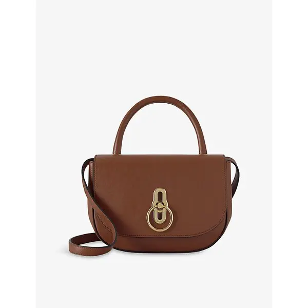 Mulberry Amberley Small Top-handle Bag - Oak
